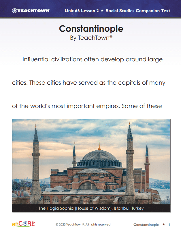 Special Education Social Studies Curriculum - enCORE Lesson Plans