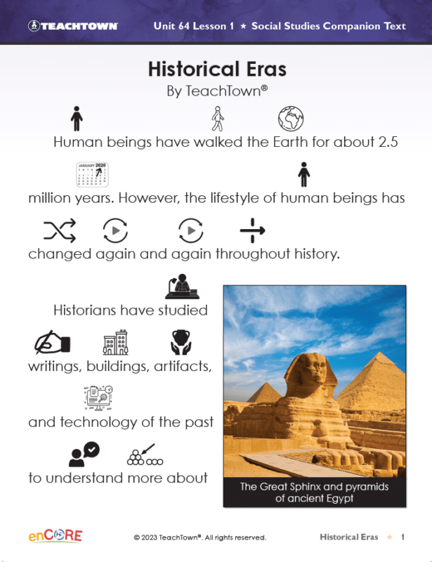 Special Education Social Studies Curriculum - enCORE Lesson Plans
